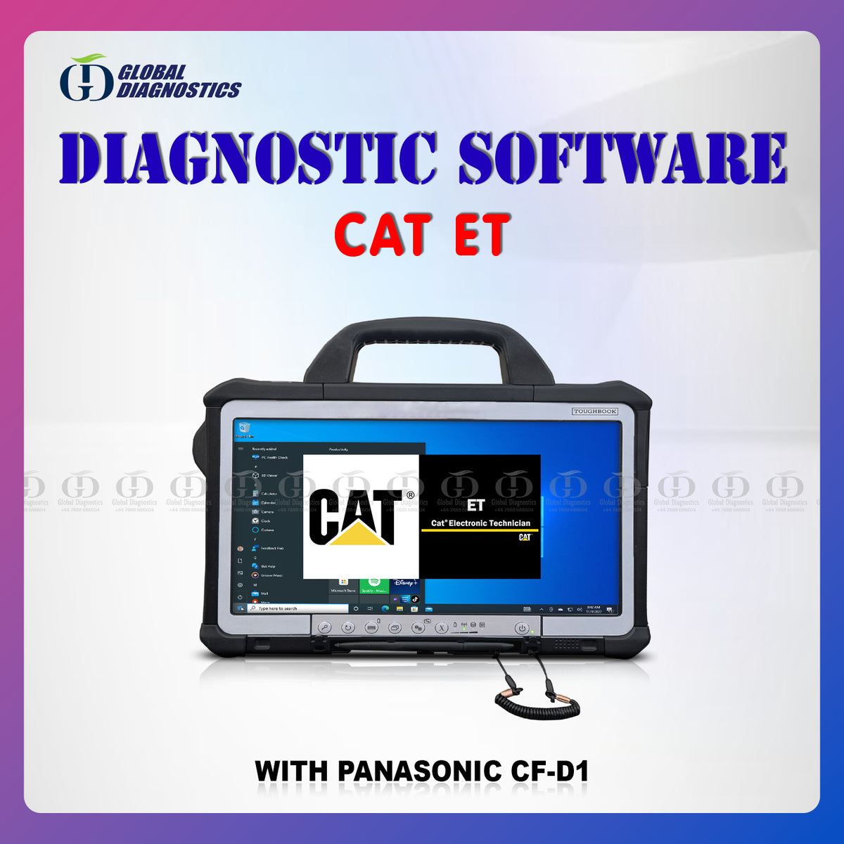 CAT ET Caterpillar Diagnostics Software with Laptop — Global ...