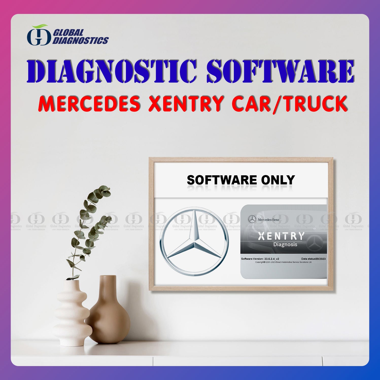 MERCEDES XENTRY FOR CAR DIAGNOSTIC SOFTWARE WITH LAPTOP — Global ...