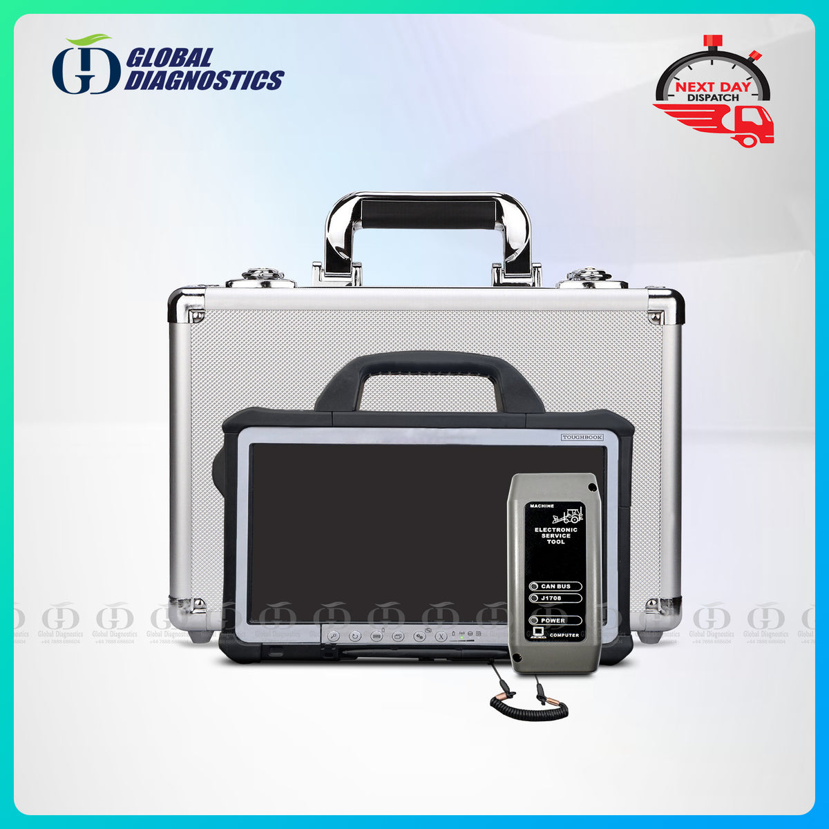 JCB Data Link Adapter Full System with Flight Case — Global Diagnostics ...